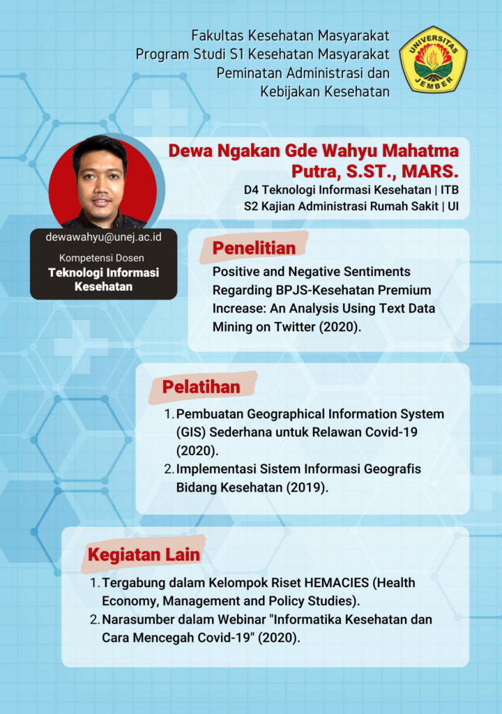 Peminatan Administrasi Kebijakan Kesehatan – Rilis Berita FKM UNEJ