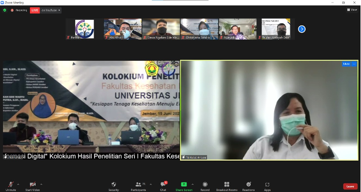 KOLOKIUM PENELITIAN SERI I FKM UNEJ “KESIAPAN TENAGA KESEHATAN MENUJU ...